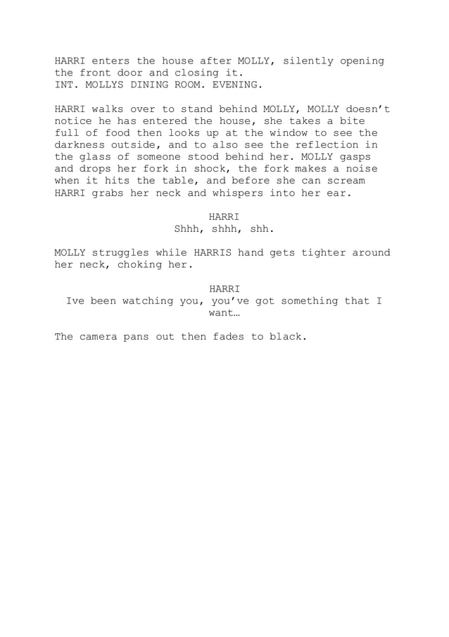 Screenplay for 'Mugged' | DOCX
