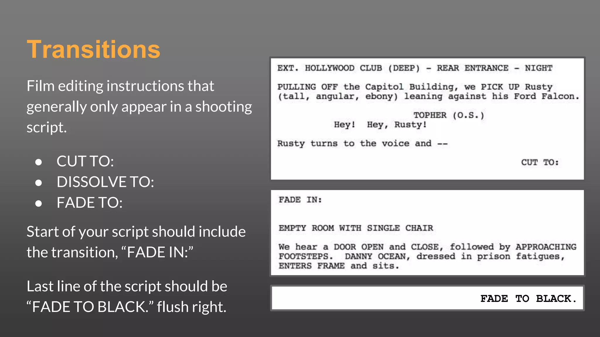Screenplay Formatting | PPTX | Desktop Publishing | Computer Software ...