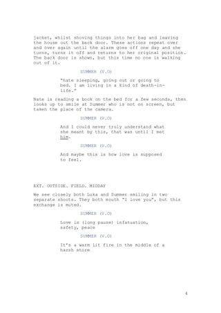 Screenplay 2nd draft | PDF