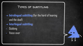 Subtitling for the DVD Industry | PPT