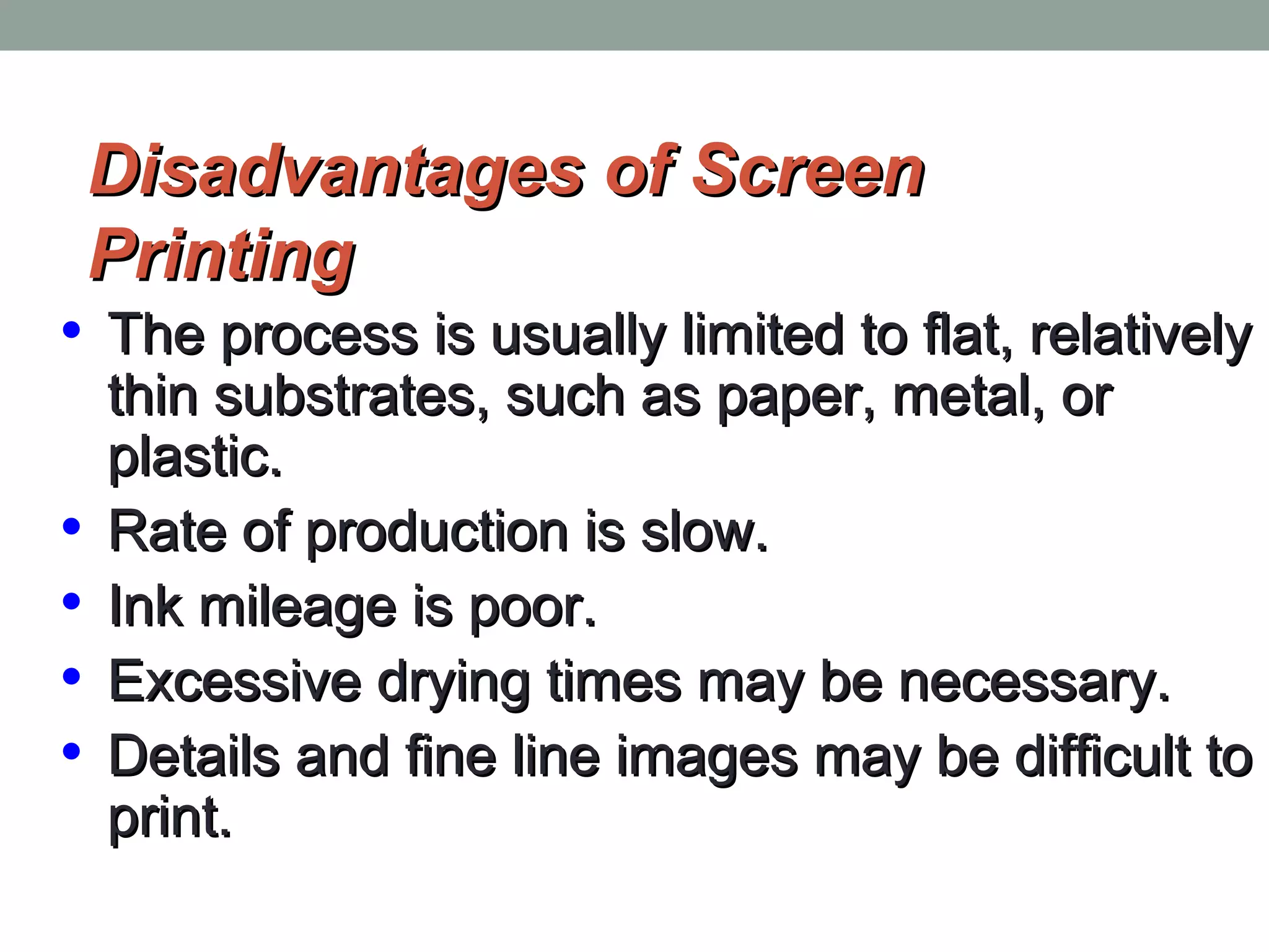 Screen printing | PPT