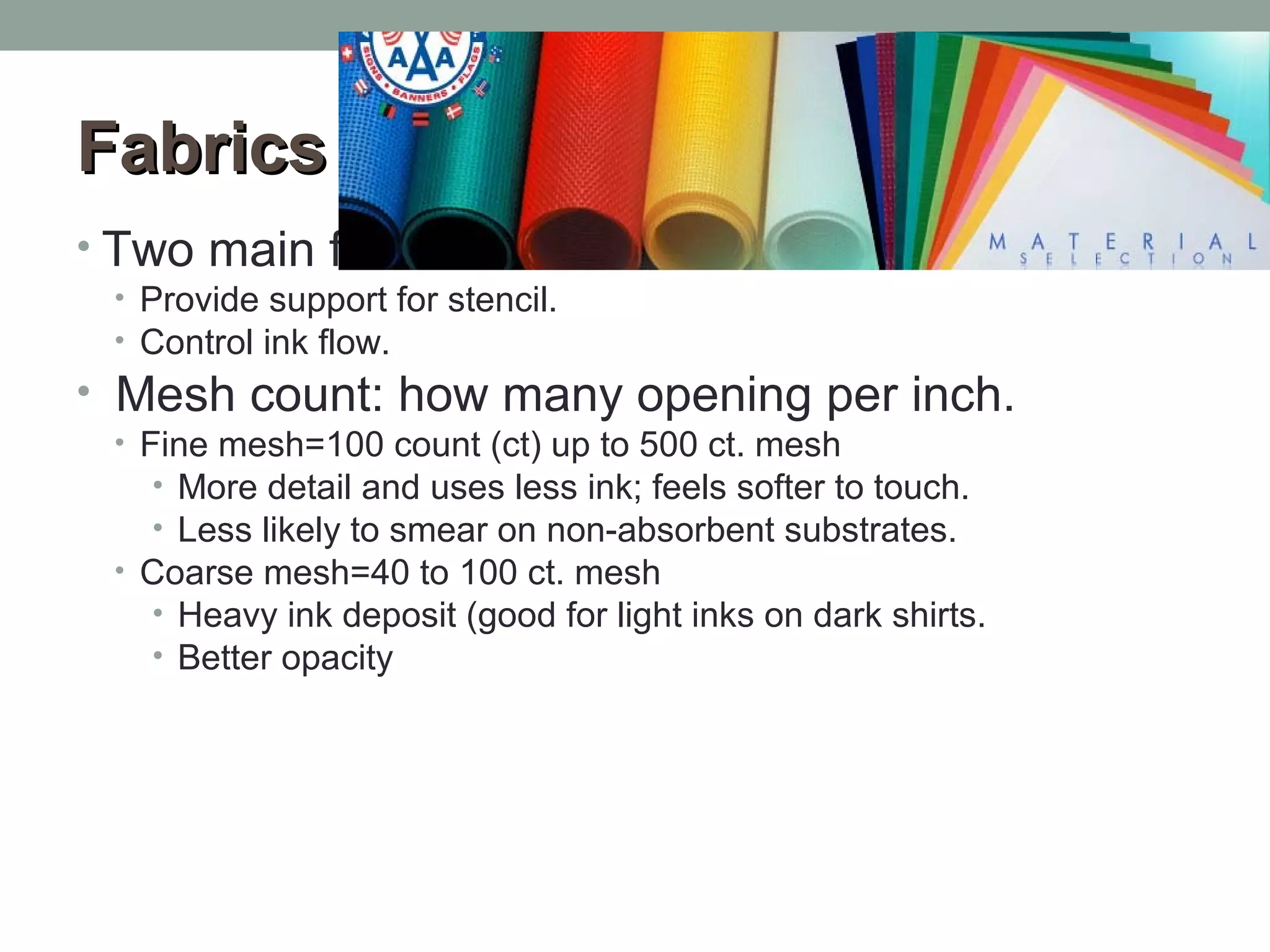 Screen printing | PPT