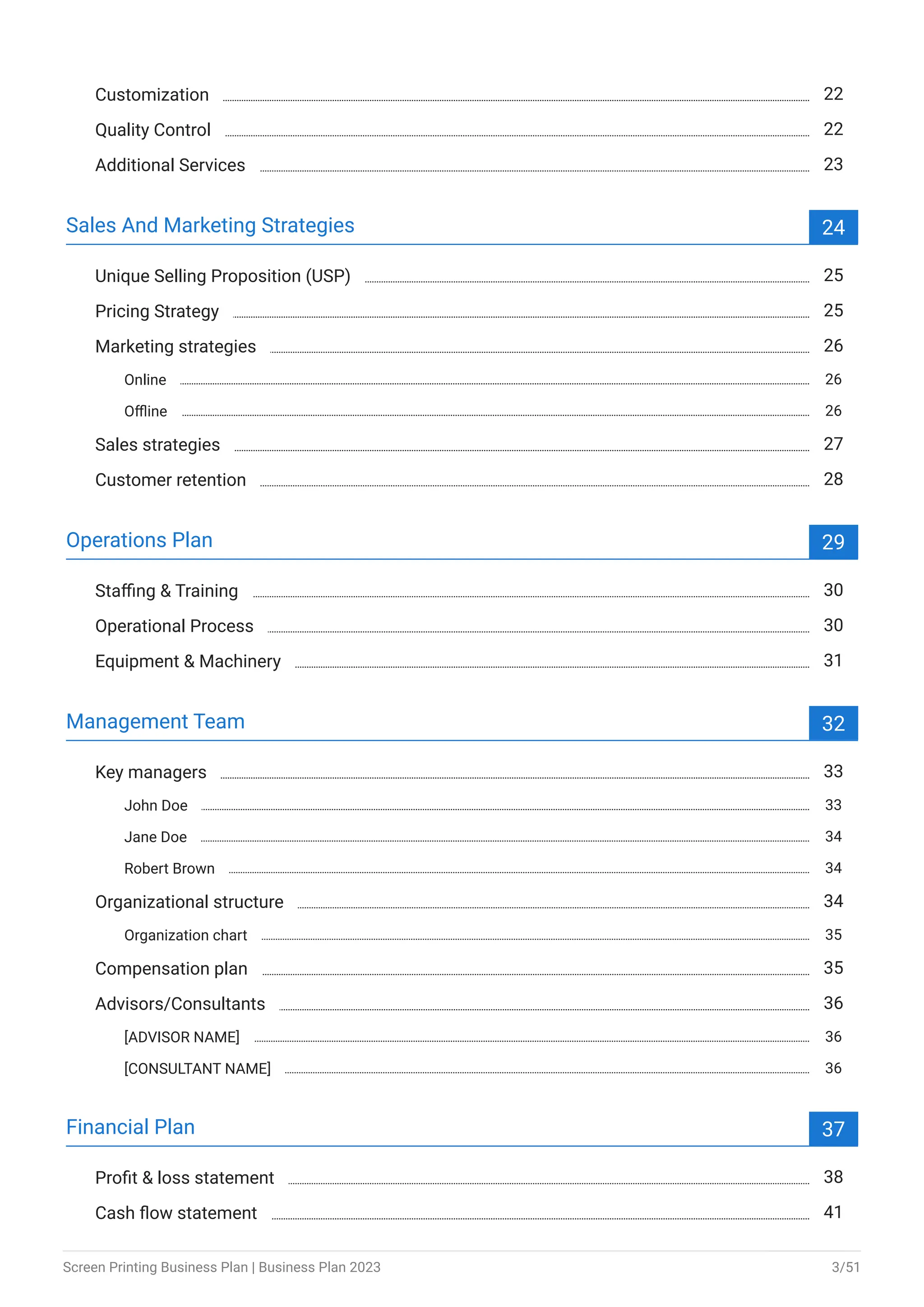 Screen Printing Business Plan Example | PDF