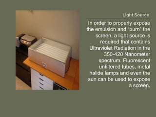 Screen printing equipments | PPTX