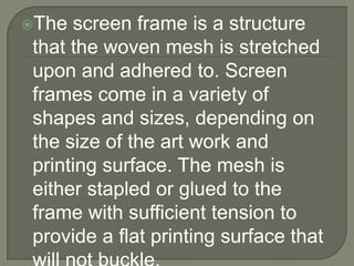 Screen Printing Equipments | PPT