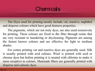 Screen printing in textile printing sector | PPT