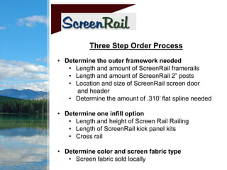 Screen rail | PPT