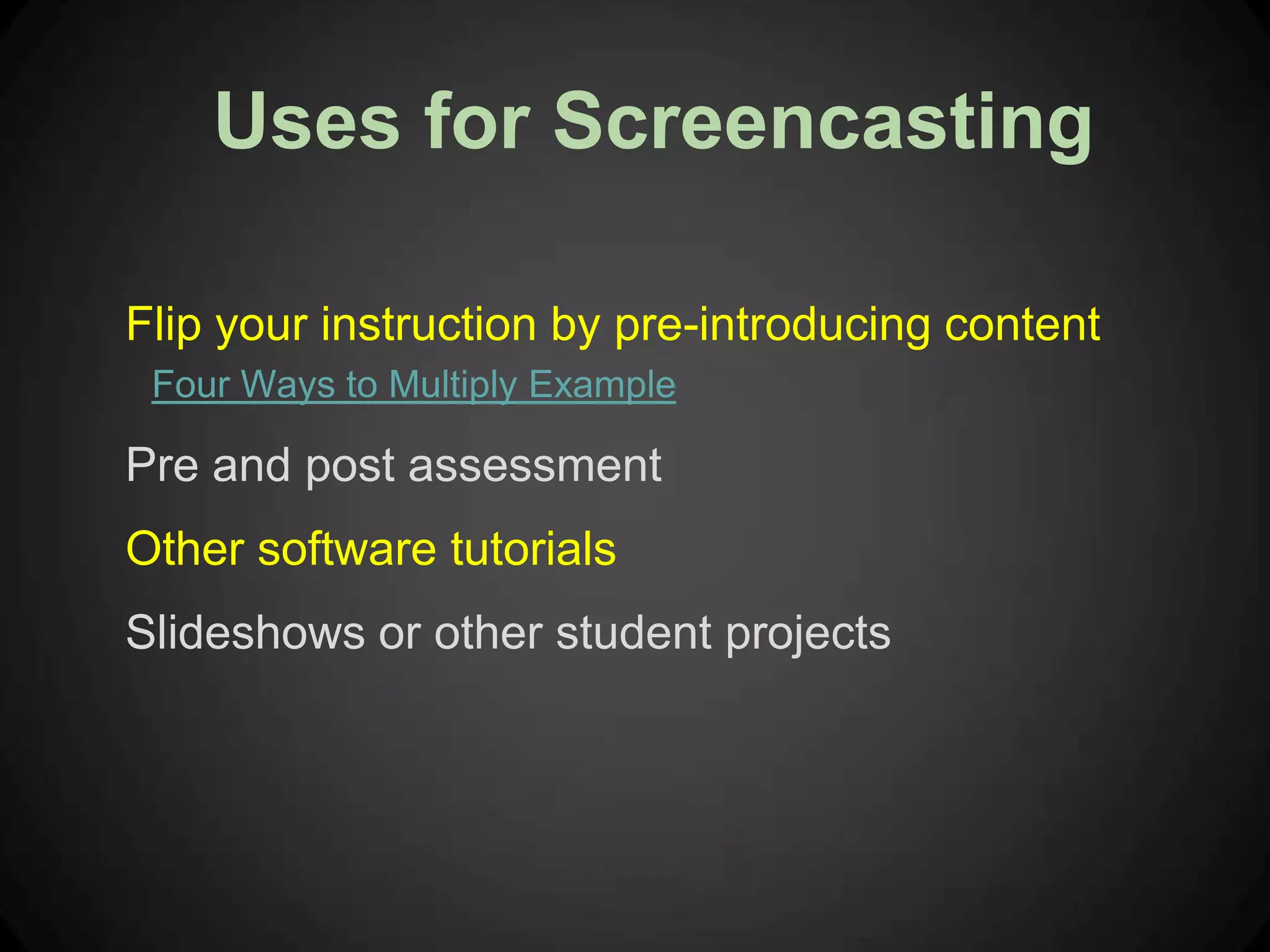 Screenr and screencast o-matic | PPT