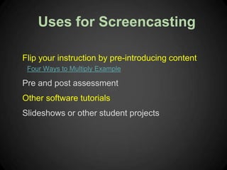Screenr and screencast o-matic | PPT
