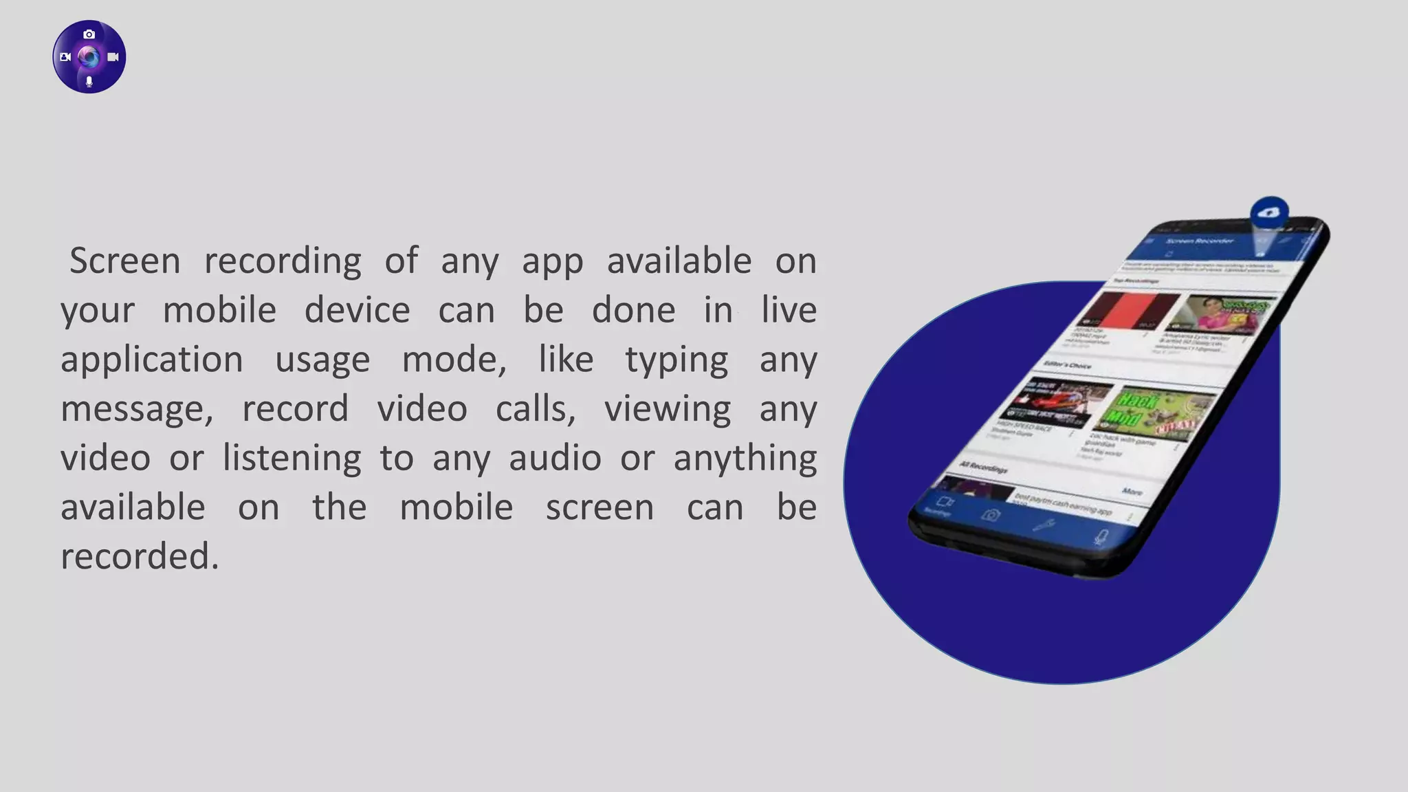 Screen recorder | Free app with no restriction | PPTX