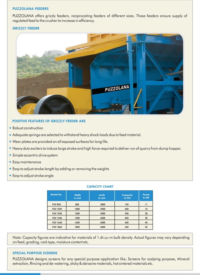 Screens and feeders brochure | PDF