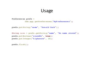libGDX: Screens, Fonts and Preferences | PDF