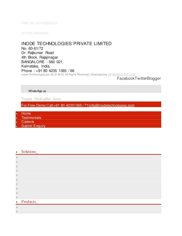 Mini erp software development companies in Bangalore | DOCX | Computer Software and Applications ...