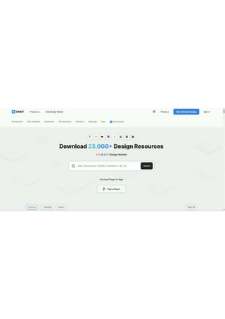 UIHUT Design Resources Platform | PDF