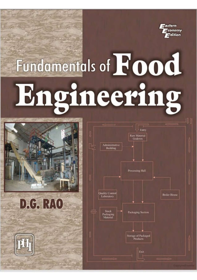 Contents: Fundamentals of Food Engineering [D G Rao] | PDF