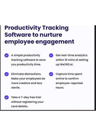 Effective Productivity Tracking Software | PDF
