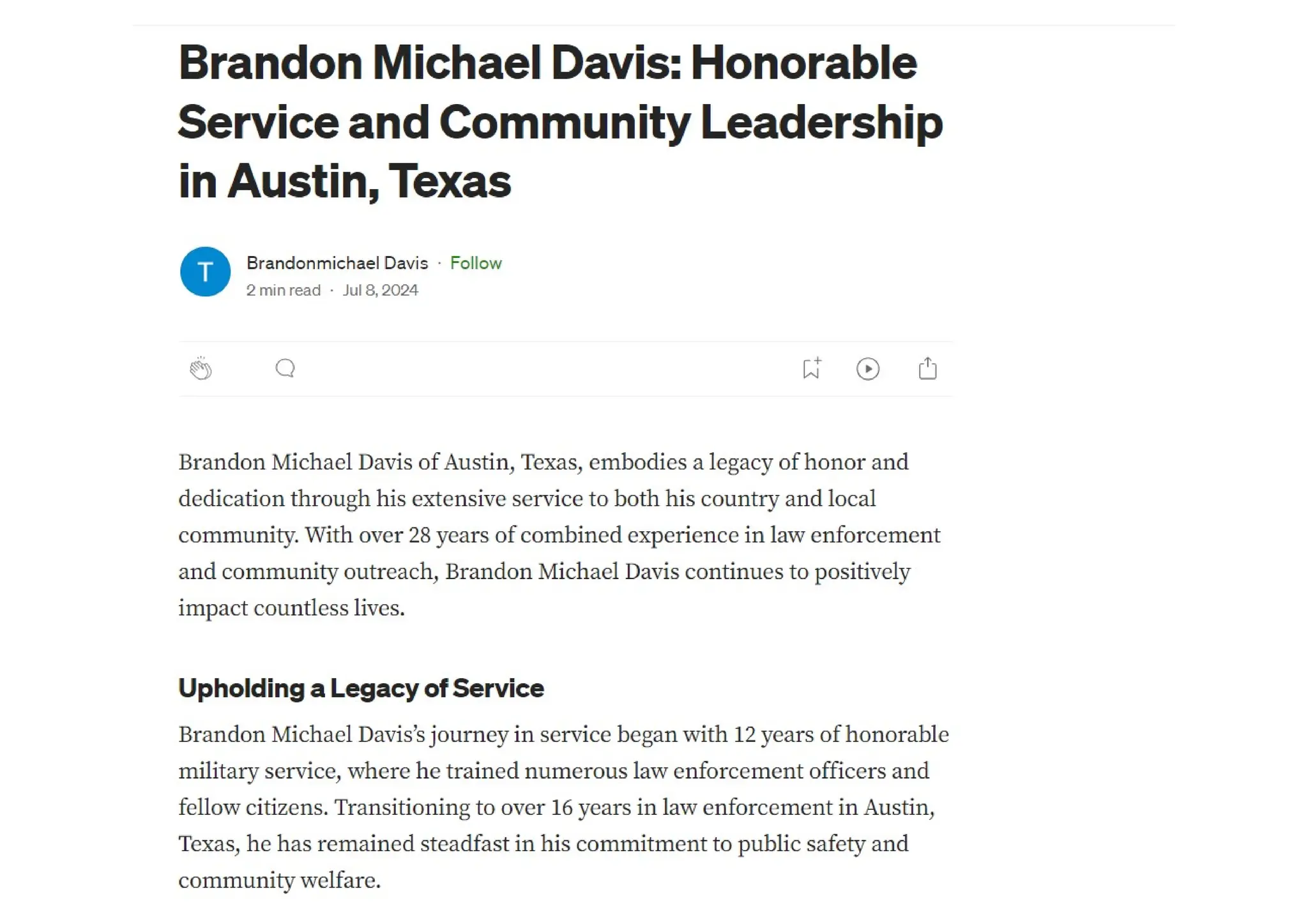 Brandon Michael Davis: Texas Law Enforcer | PDF