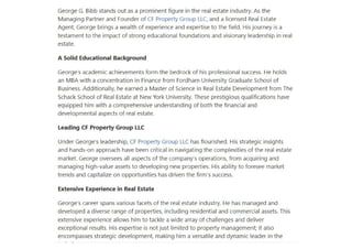 George Bibb: Strategies for Maximizing High-Value Real Estate Assets | PPT