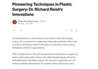 Dr Reish Plastic Surgery _ Dr Richard Reish MD, FACS – IYMUUK