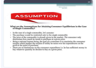 ECONOMICS PROJECT - CONSUMER EQUILIBRIUM B | PDF