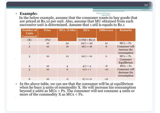ECONOMICS PROJECT - CONSUMER EQUILIBRIUM B | PDF