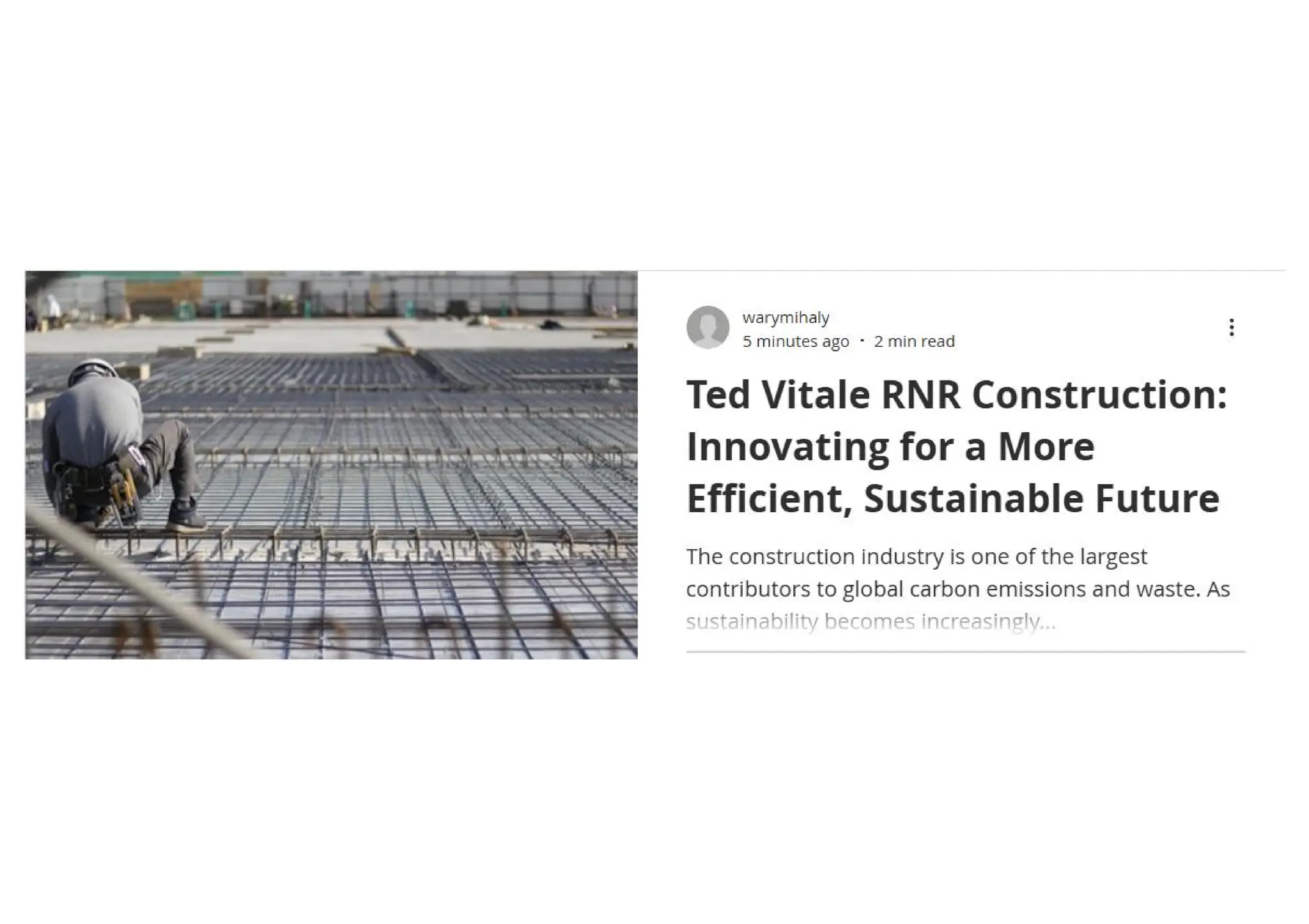 RNR Construction: Pioneering Innovation and Sustainability in the ...