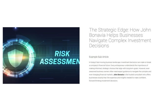 Maximize Your Business Potential with Expert Consulting from John ...