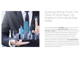 Mastering Real Estate Investment: David Hager Los Angeles' Proven Strategy for Success | PPT