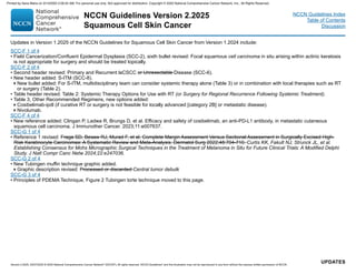 Squamous cell carcinoma (NCCN guidelines) | PDF
