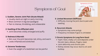 Gout - introduction, etiology, stages, types and prevention | PDF