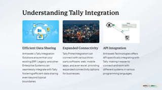Seamless Tally Integration With Your Software | PPT