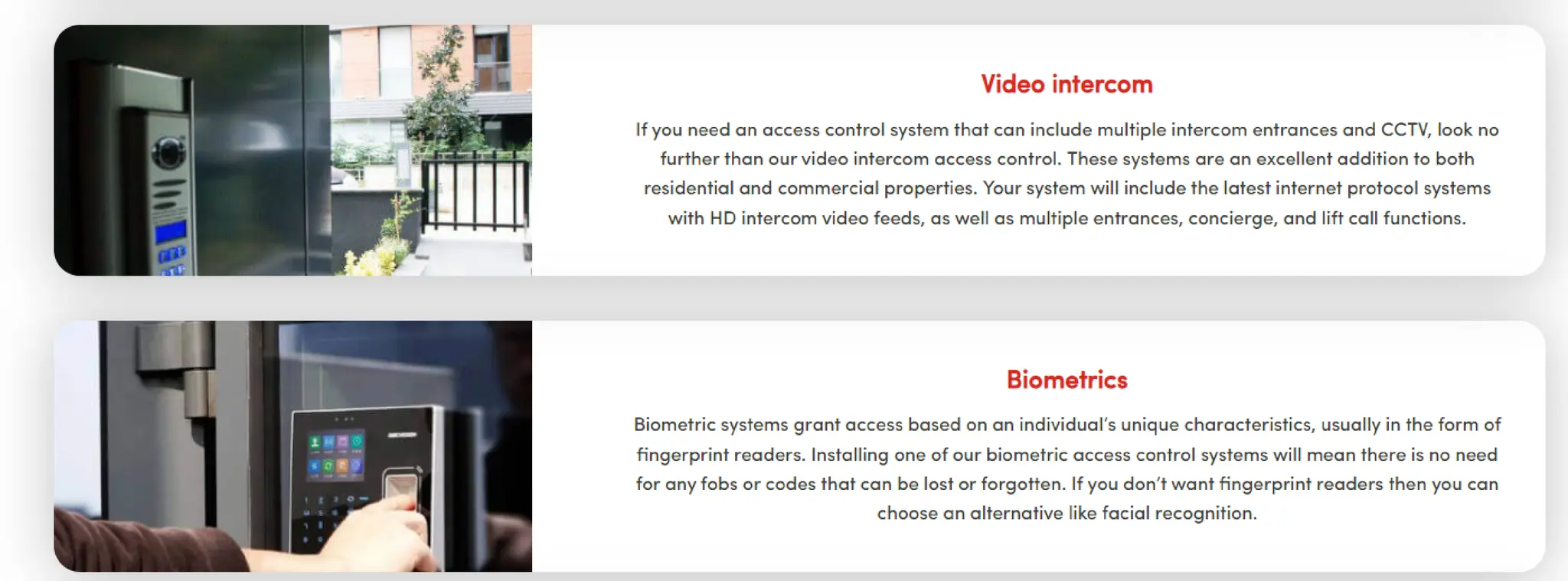 Access control systems - Perimeter Solutions Automation | PDF