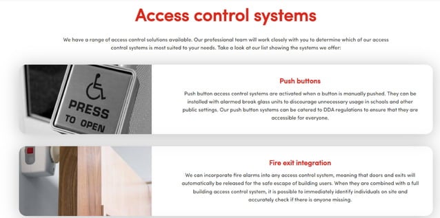 Access control systems - Perimeter Solutions Automation | PDF