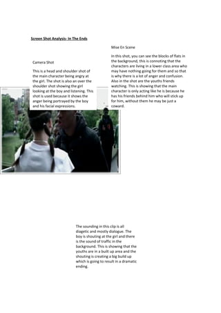 Screen Shot Analysis | DOC