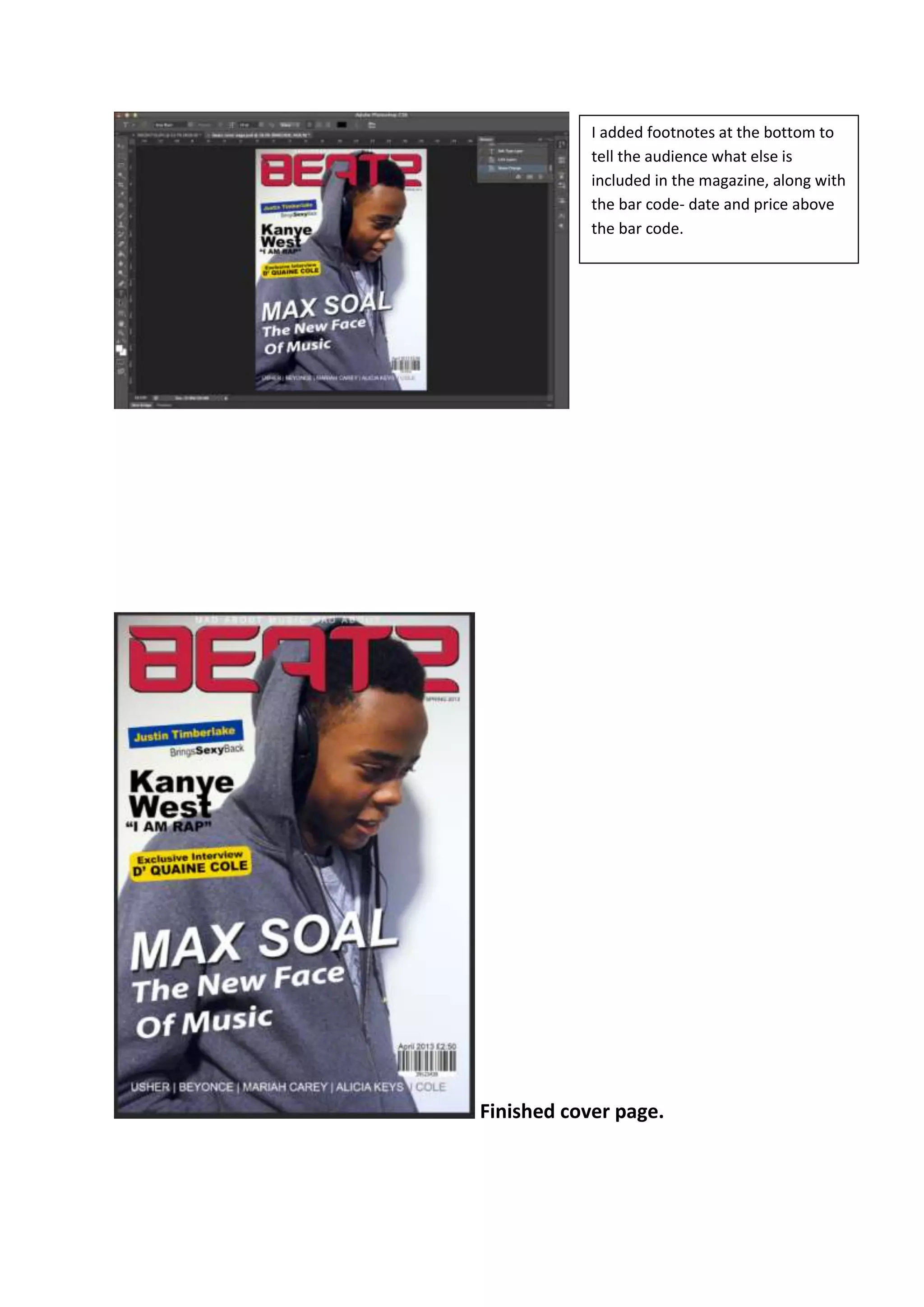 Screenshots of front cover | PDF