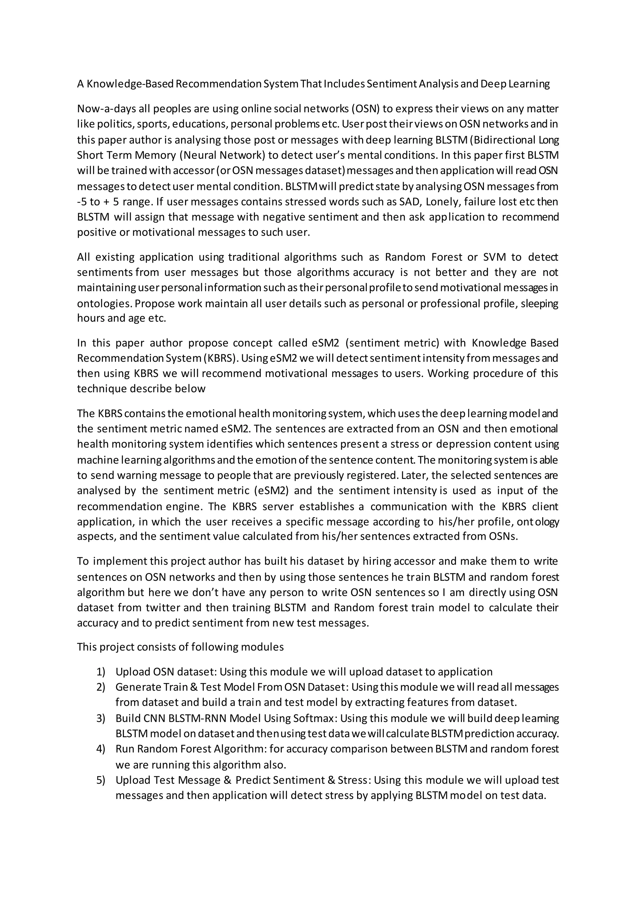 A Knowledge-Based Recommendation System That Includes Sentiment Analysis and Deep Learning ...