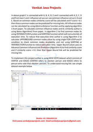 Link Prediction in Evolving Networks Base on Information Propagation Screenshots | DOCX | Web ...
