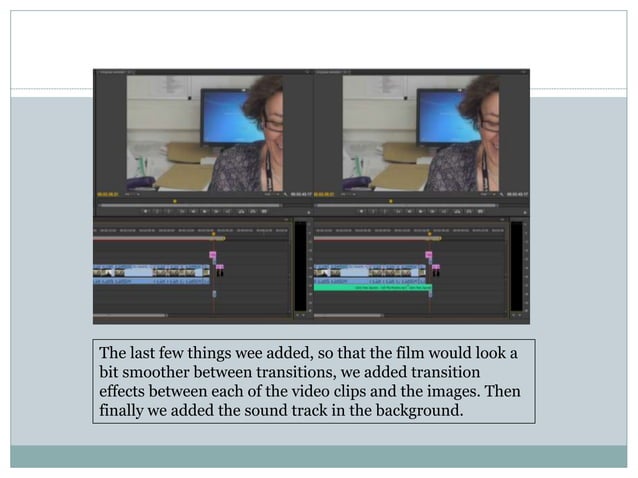 Screenshots of editing | PPT