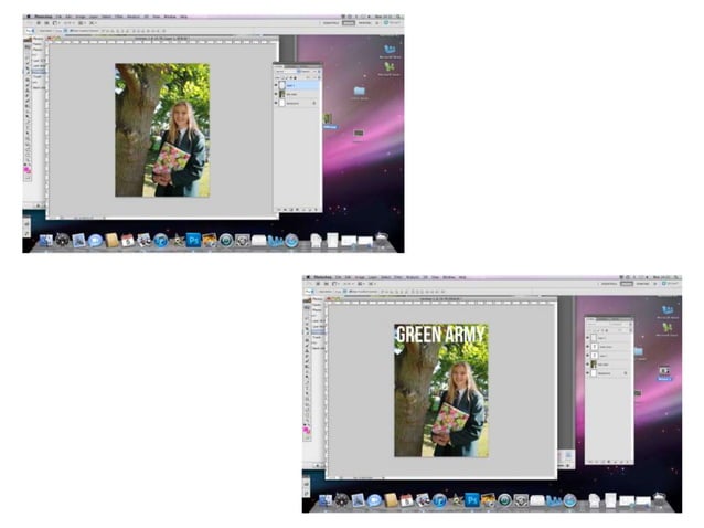 Screenshots of front page and contents page | PPTX