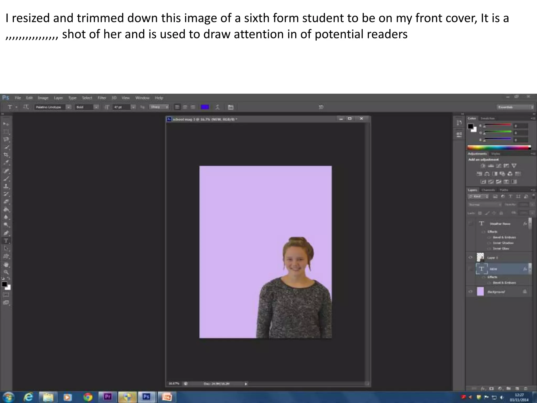 Screen shots of front cover | PPTX