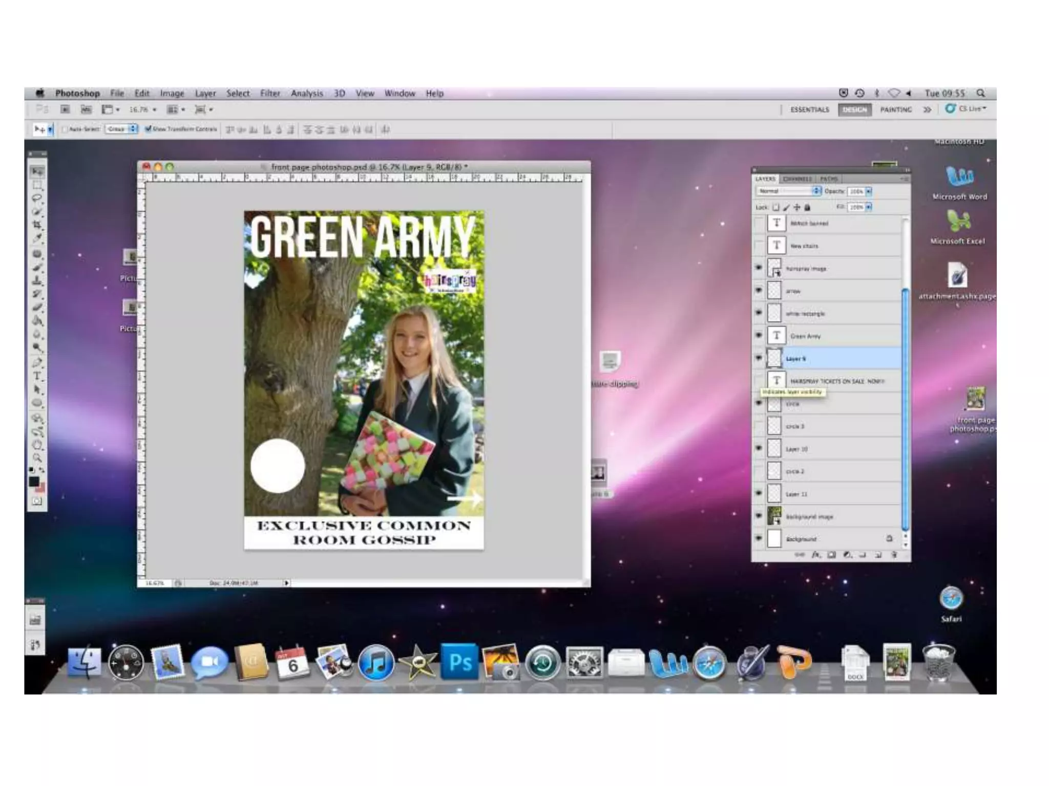 Screenshots of front page | PPTX