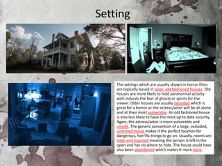 Mise-En-Scene | PPTX | Horror | Genres