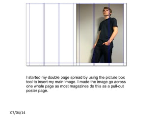 Screenshots of my double page spread | PPT