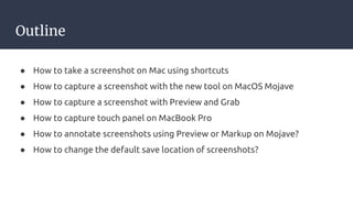 How to take a screenshot with Mac | PPT
