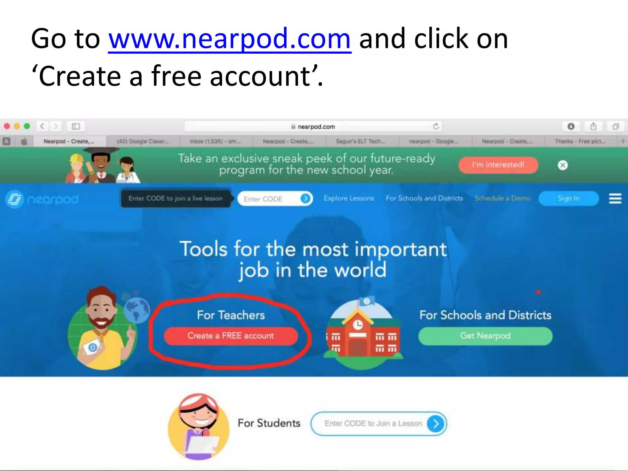Screenshot tutorials for nearpod | PPTX