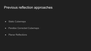 Screen space reflections on Epsilon Engine | PPT