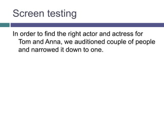 Screen testing | PPT