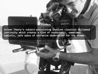 Screen theory powerpoint | PPTX