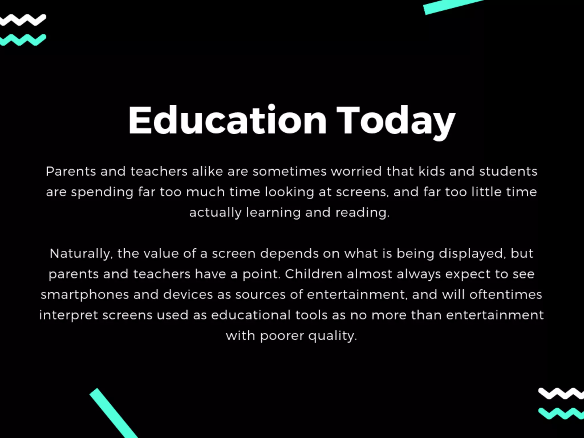 Screen Time in the Classroom: A Benefit or Distraction? | PPT