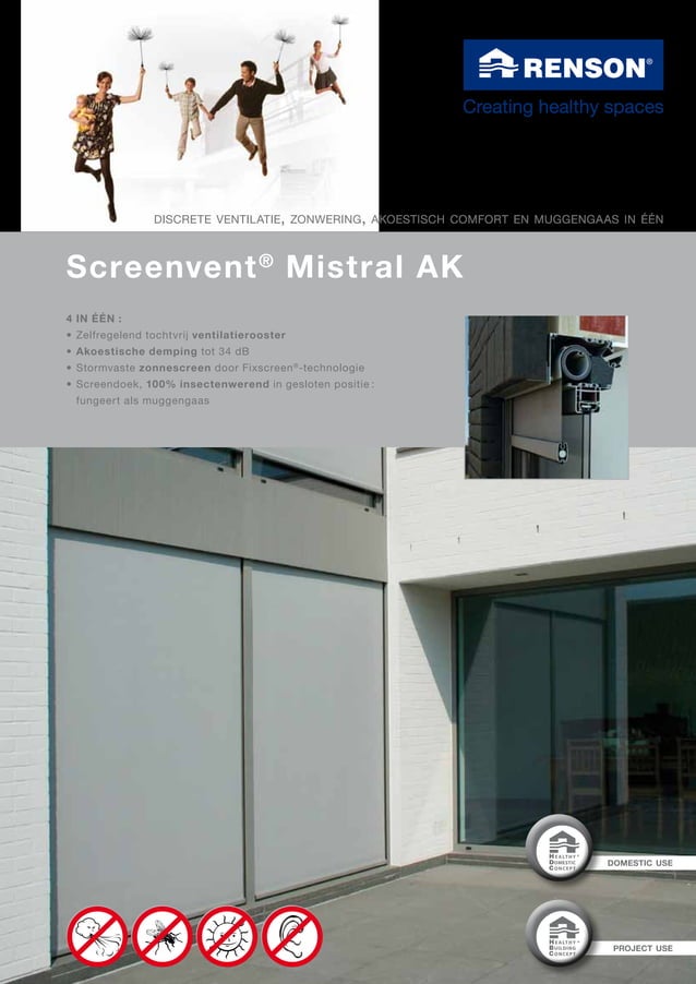 Renson - Screenvent mistral ak | PDF